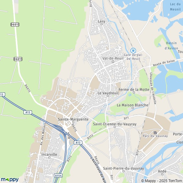 Map Le Vaudreuil: map of Le Vaudreuil (27100) and practical information Map Le Vaudreuil: map of Le Vaudreuil (27100) and practical information